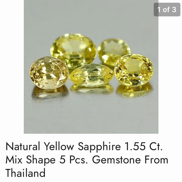 Yellow Sapphires | Jewelry | Vibrant Group Of Yellow Sapphire Gemstones ...